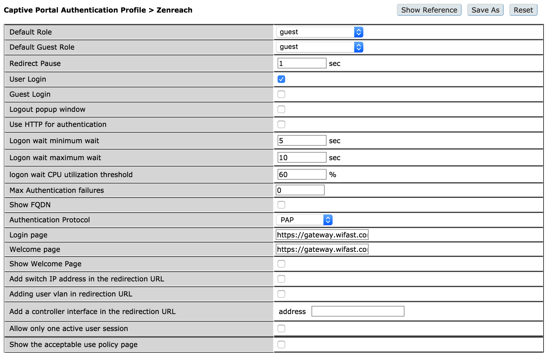 Aruba Controller Configuration Guide